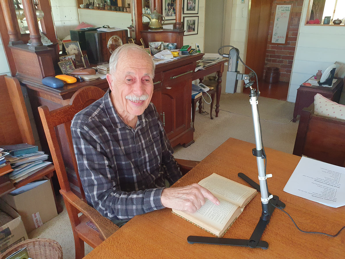 Ron Hamer, delighted with his OrCam ReadSmart – Quantum Reading ...